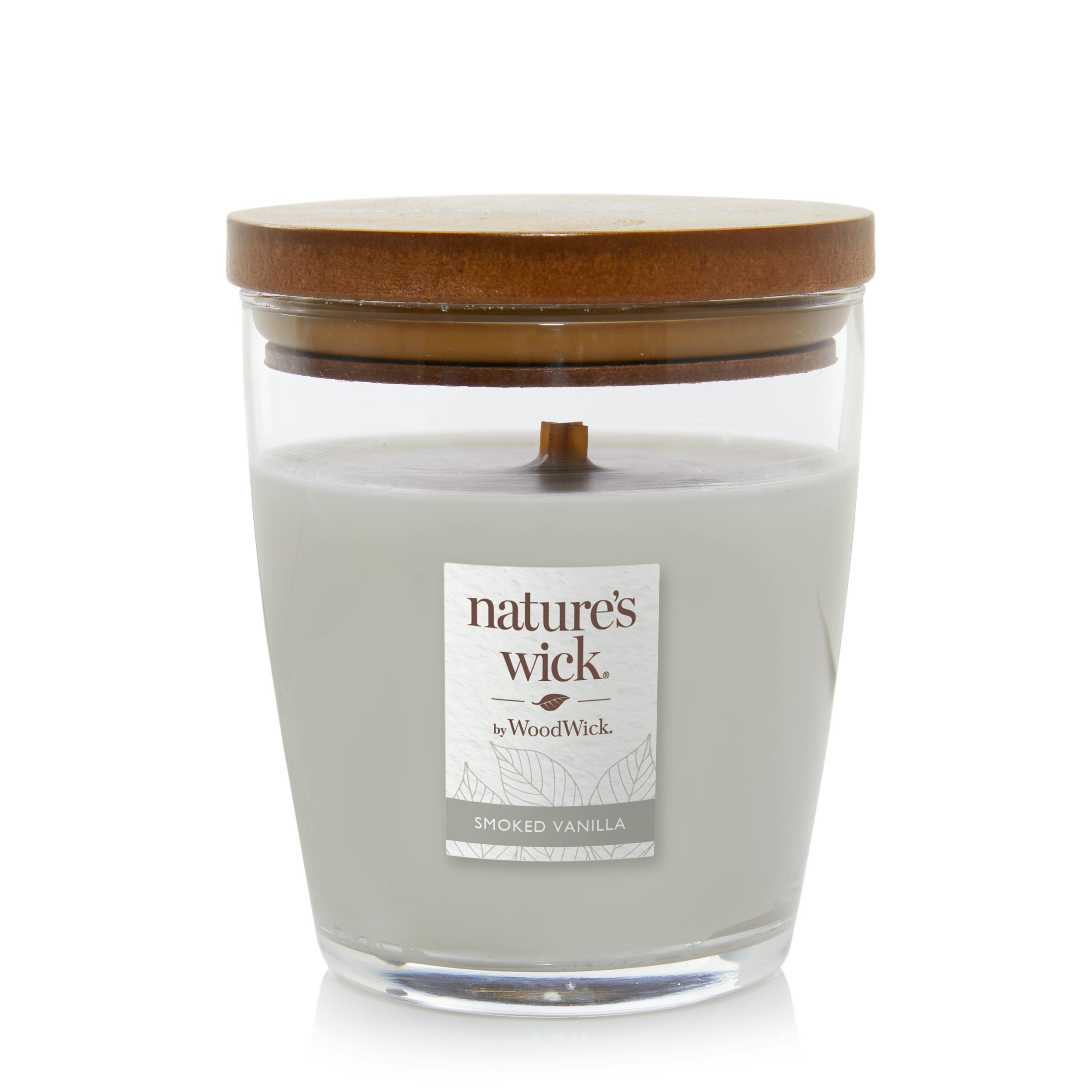 Smoked Vanilla Nature s Wick Medium Candle Medium Candles Yankee Candle