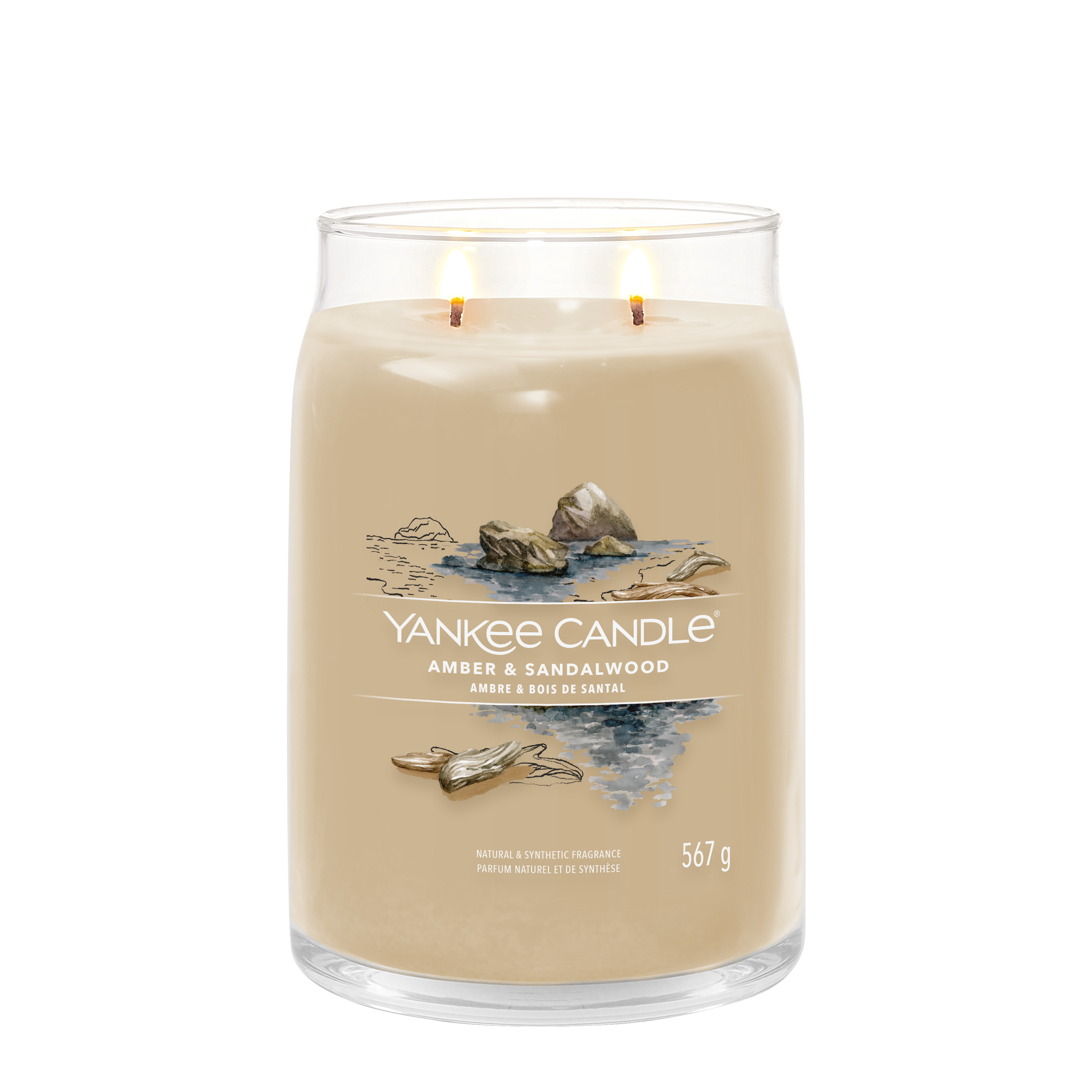 Amber Sandalwood Signature Large Jar Candle Signature Large Jar Candles Yankee Candle
