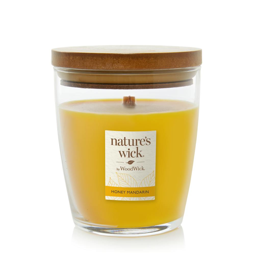 Honey Mandarin Nature's Wick Medium Candle - Medium Candles | Yankee Candle