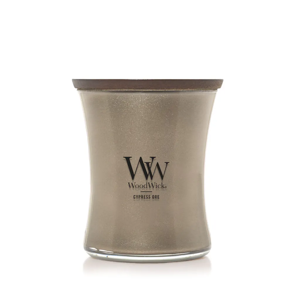 Cypress Ore WoodWick® Precious Metals Medium Hourglass Candle - Medium ...
