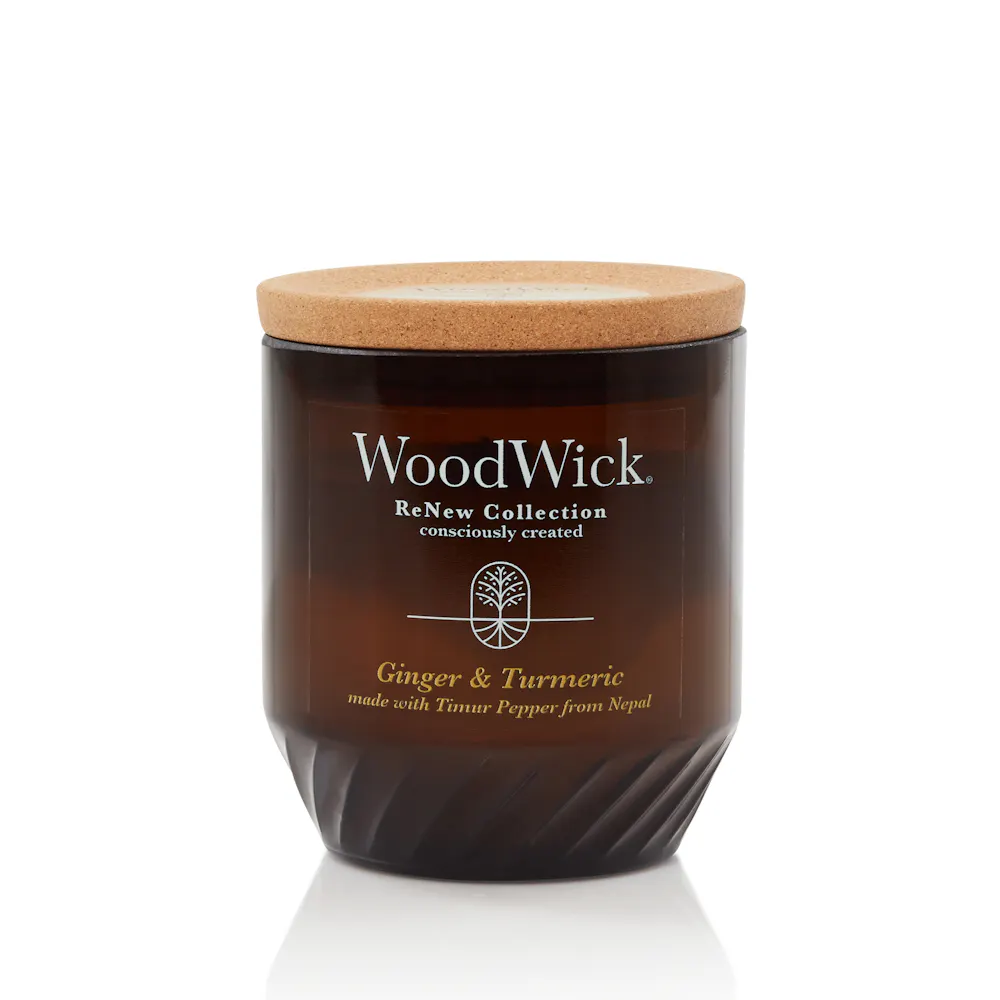 Ginger & Turmeric WoodWick® Medium ReNew Candle - Medium ReNew Candles ...