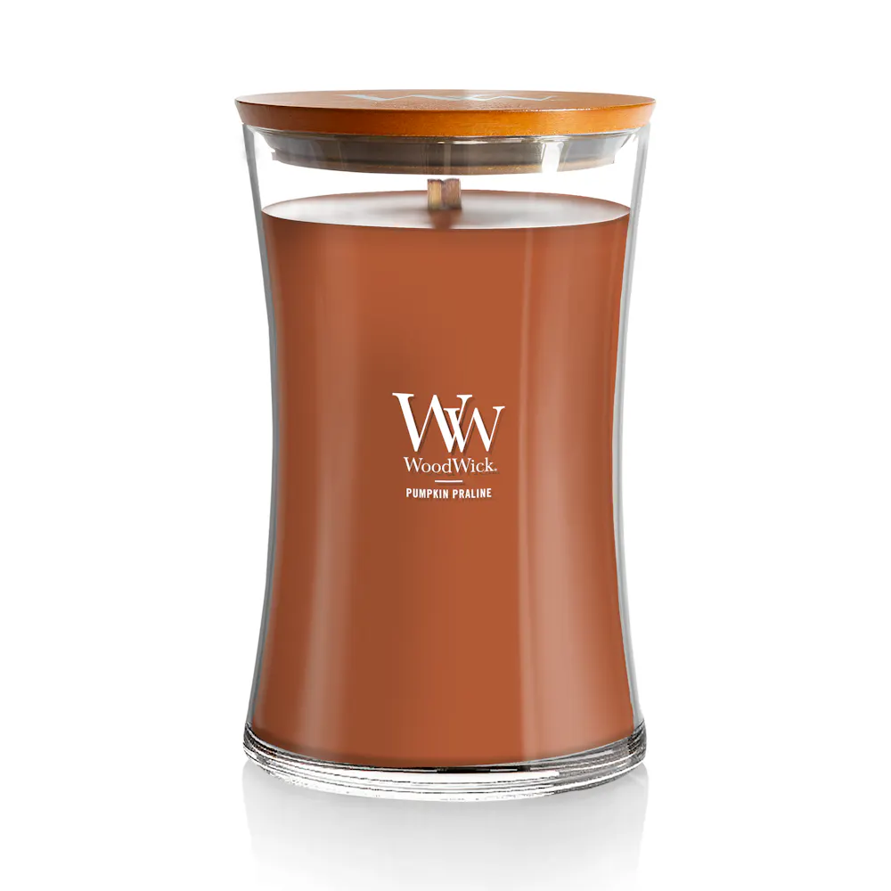 Pumpkin Praline WoodWick® Large Hourglass Candle - Large Hourglass ...