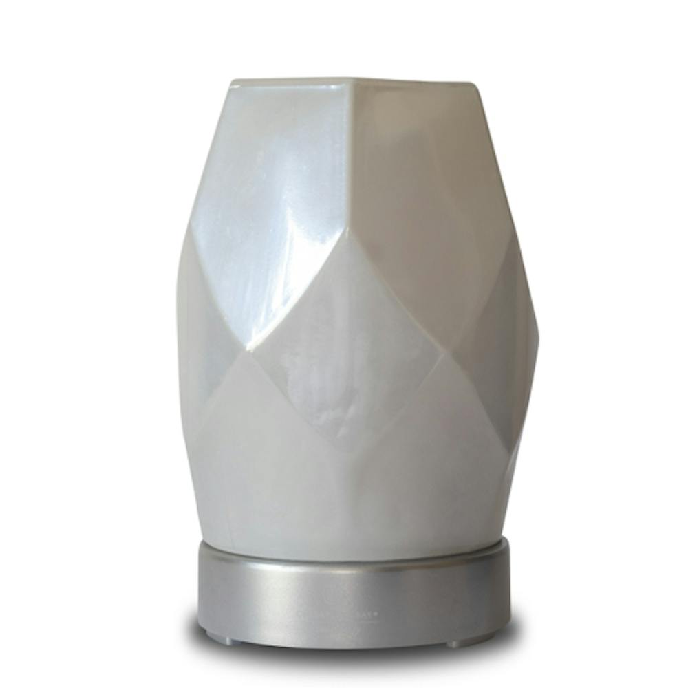 Diamond Cut - White Pearlized Mind & Body® Essential Oil Diffusers ...