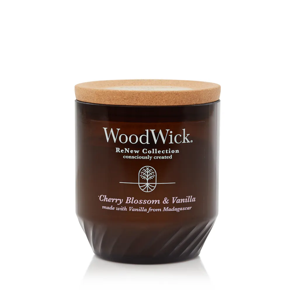 Cherry Blossom & Vanilla WoodWick® Medium ReNew Candle - Medium ReNew ...